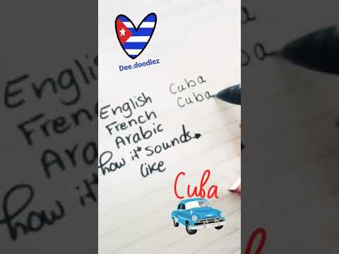 How to Say Cuba in 3 Languages 🇨🇺