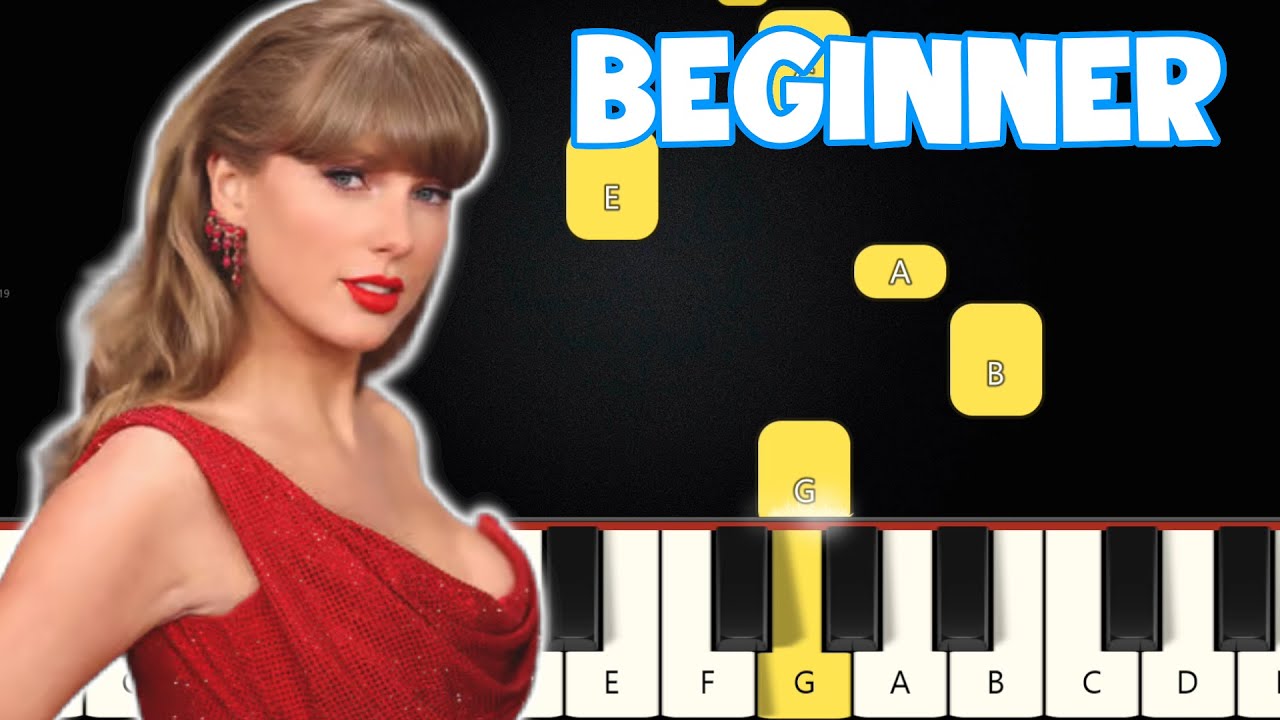 The Fate Of Ophelia - Taylor Swift | Beginner Piano Tutorial | Easy Piano