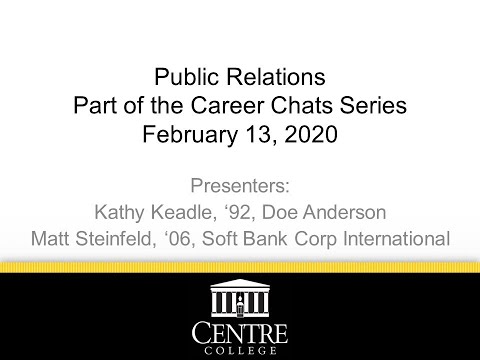 Careers in Public Relations