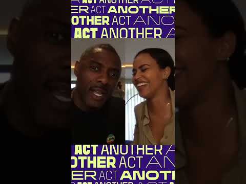Idris Elba and wife Sabrina talk about doing a podcast together 😍😍 | #shorts