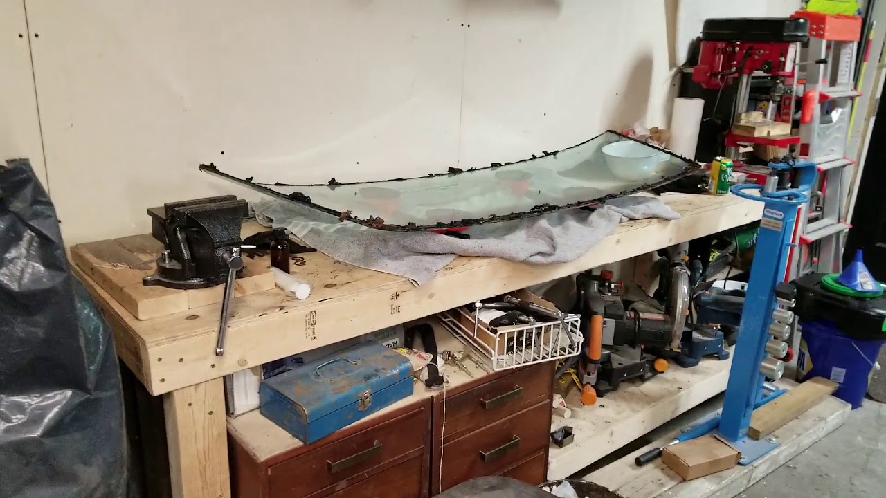 1968 Camaro Project #12 Windshield and Back Glass Removal