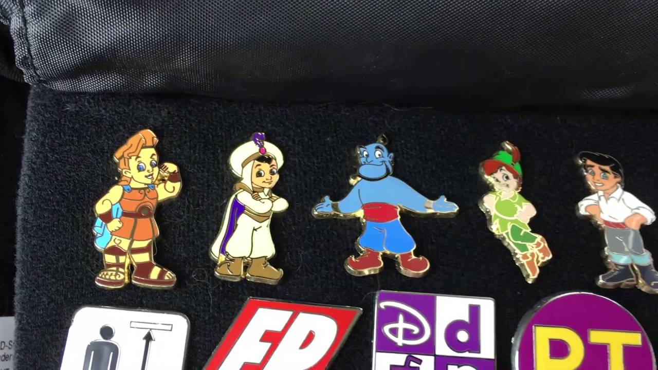 My Disney Pin Collection: Hidden Mickey Pins!