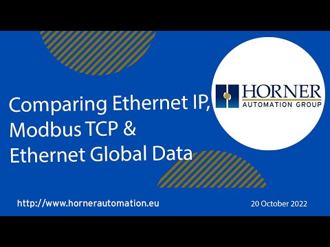 Comparing Ethernet IP, Modbus TCP & Ethernet Global Data