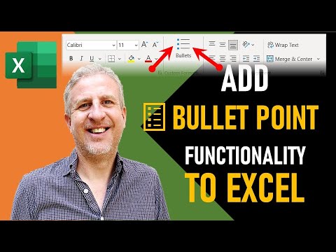 How to Add Bullet Points in an Excel Cell | Create Bullet List in Excel