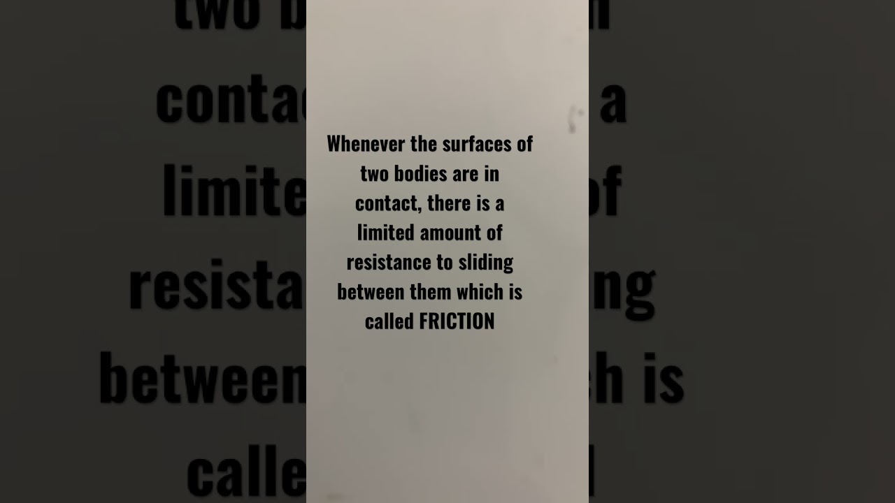 #Define Friction #Engineering Mechanics #Friction