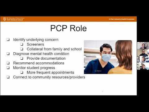 Managing Pediatric Mental Health Across the School and Primary Care Settings
