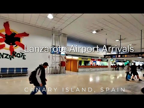 Lanzarote Airport Arrivals : Spain