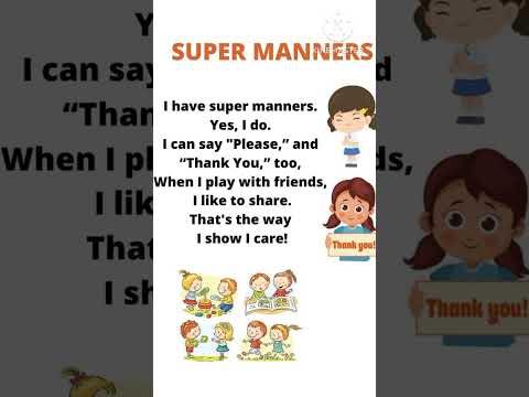 Super manners poem #educationfromanam #shorts #poem