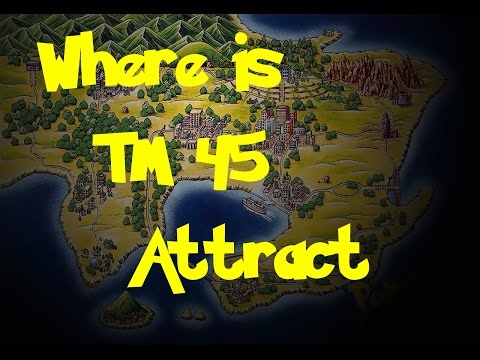 Where Is: TM 45 - Attract (Pokemon Fire Red/Leaf Green)