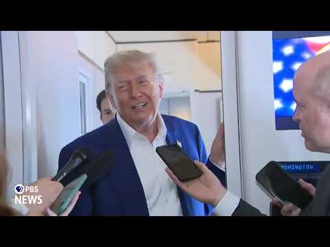 WATCH: Trump says no regime change in Iran but country 'not going to have a nuclear weapons'