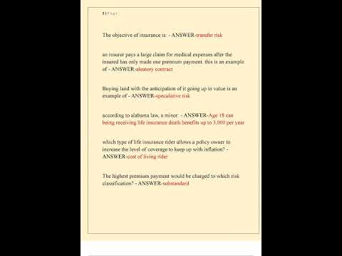 XCEL LIFE INSURANCE ALBAMA FINAL EXAM NEWEST 2025 ACTUAL EXAM COMPLETE 100 QUESTIONS AND CORRECT DET
