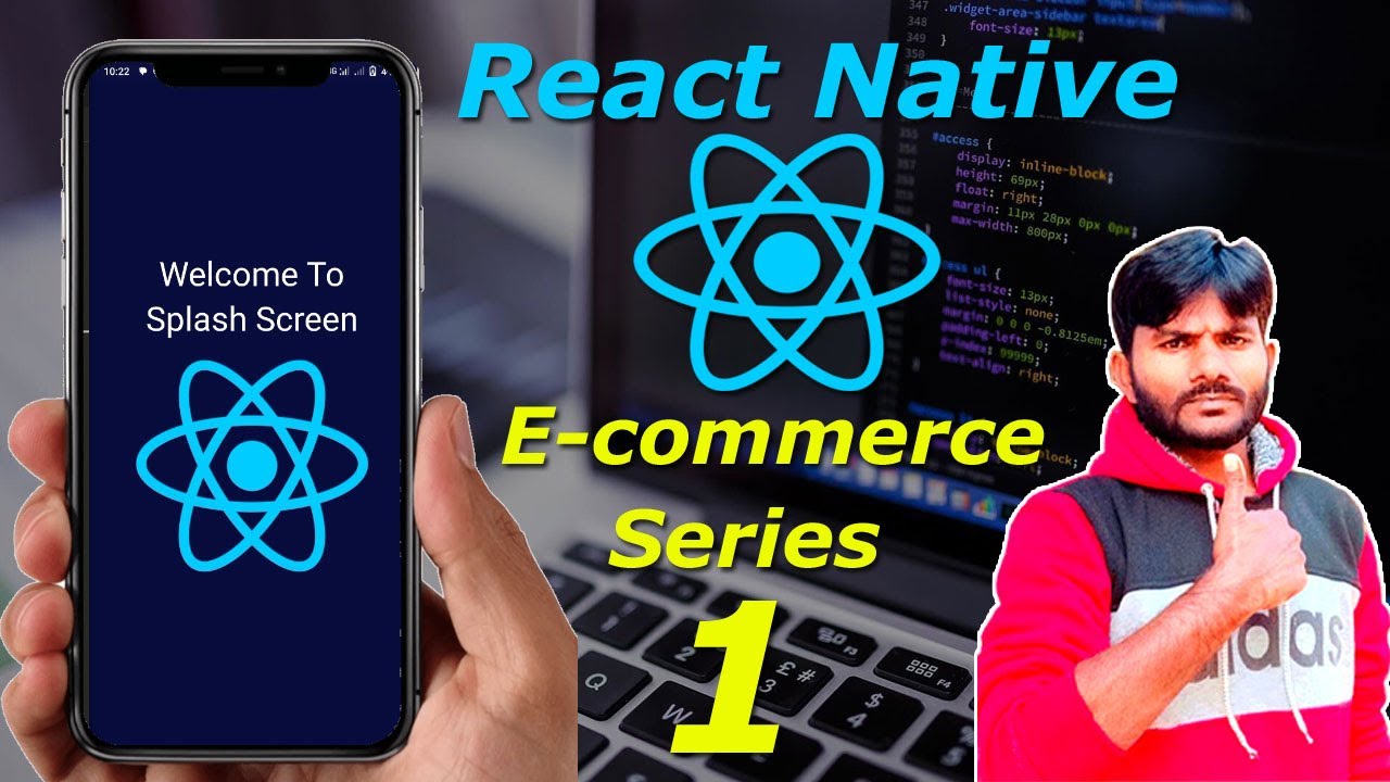 #1 E-commerce React Native Splash Screen | How To Make Splash Screen In React Native in hindi