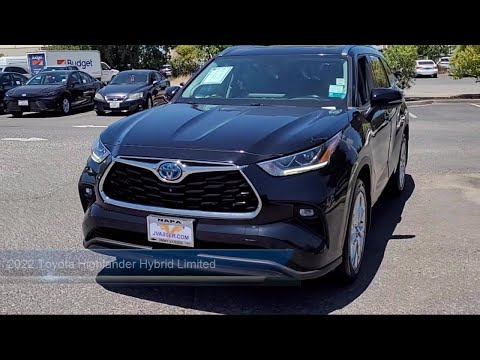 2022 Toyota Highlander Hybrid Limited Sport Utility Napa Vallejo Fairfield Petaluma Santa Rosa