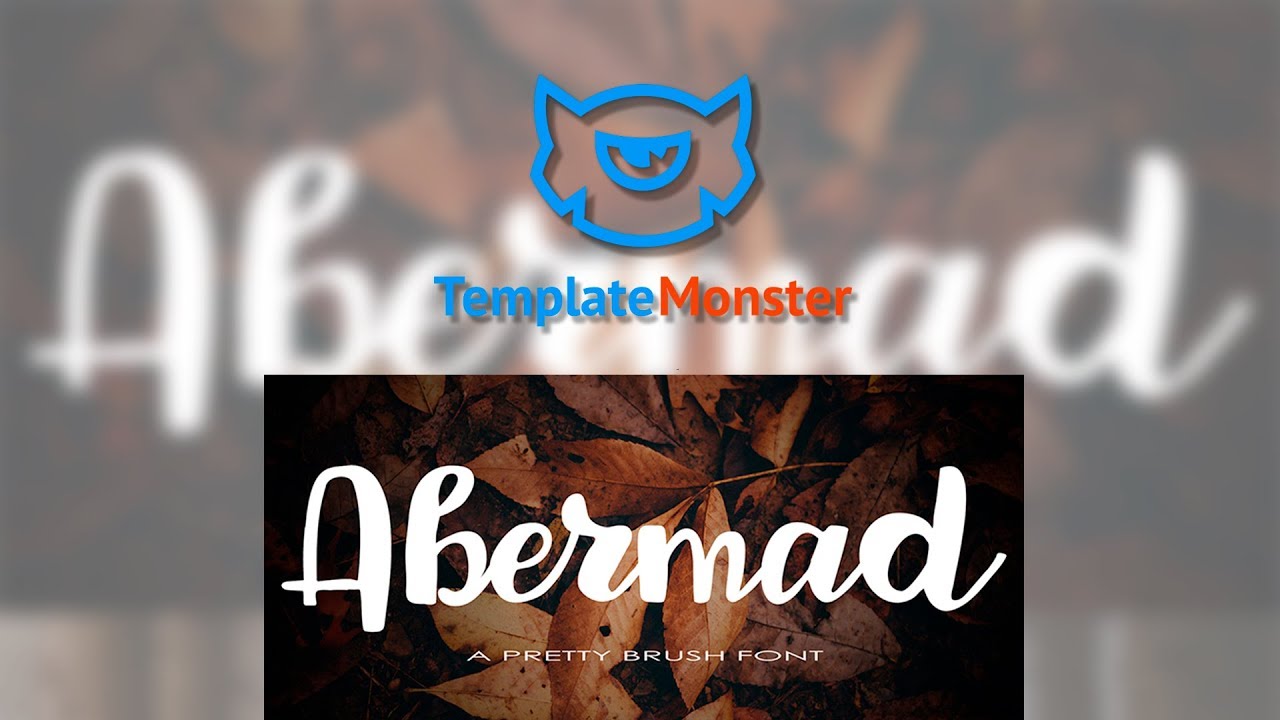 Abermad - Brush Font #65914