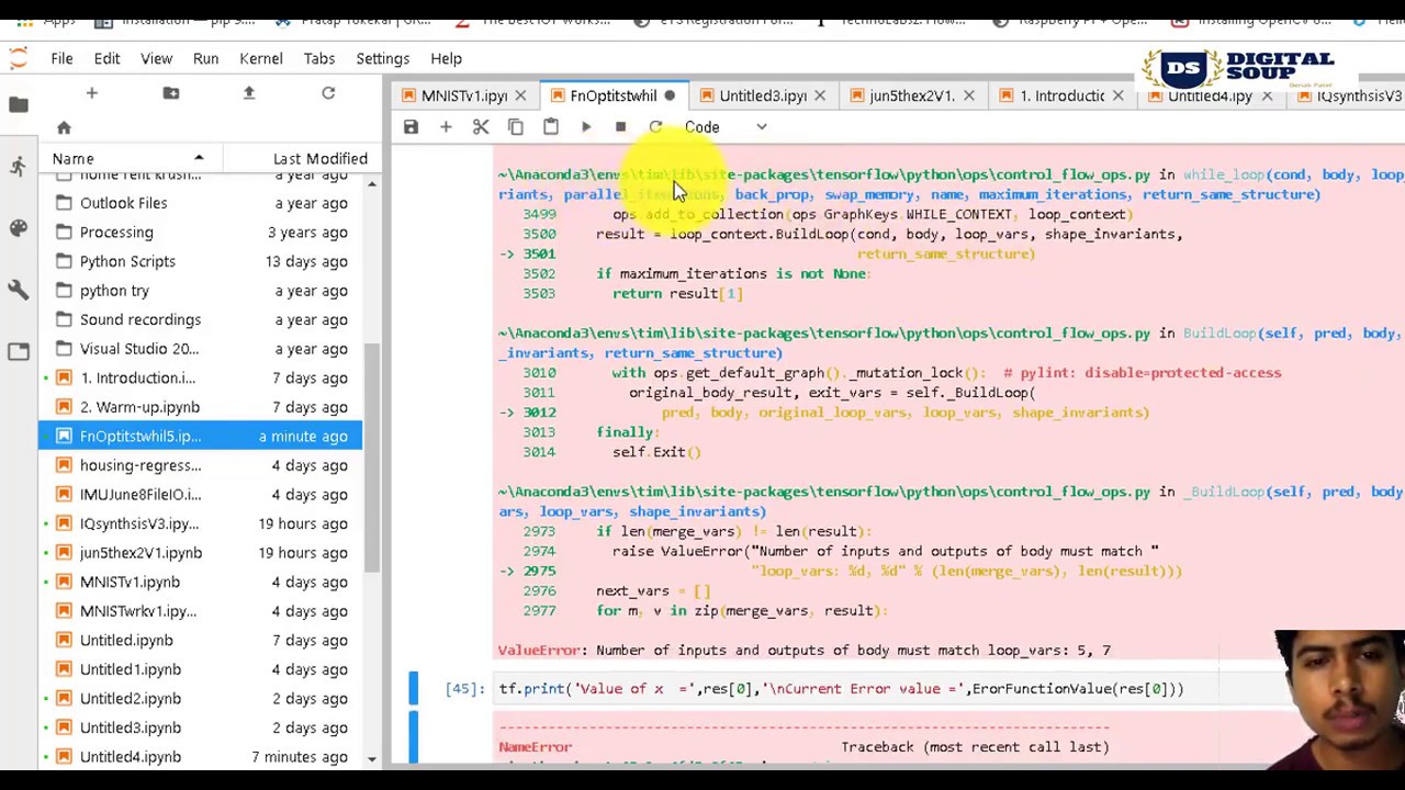 tf.while_loop is not working
