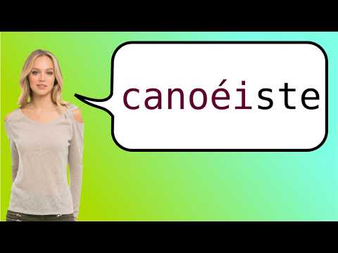 How to say 'canoeist' in French?