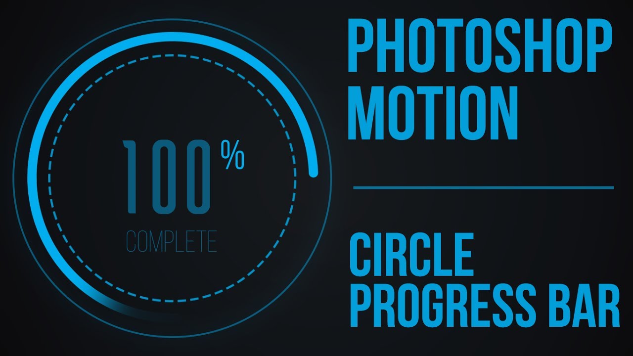 Create Progress bar in Photoshop CC | Photoshop Tutorial