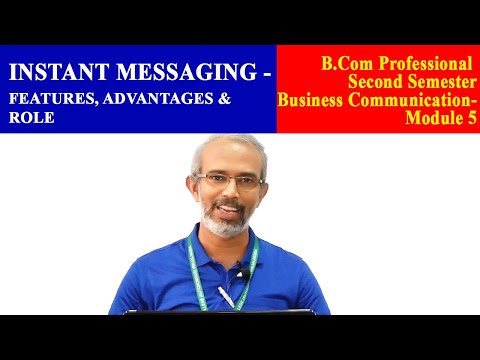 Instant Messaging - Features, Advantages & Role | Christ OpenCourseWare