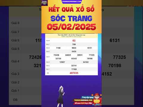 Xổ số Sóc Trăng ngày 5 tháng 2 - XSST - SXST - XSSTR - Xổ số kiến thiết Sóc Trăng hôm nay