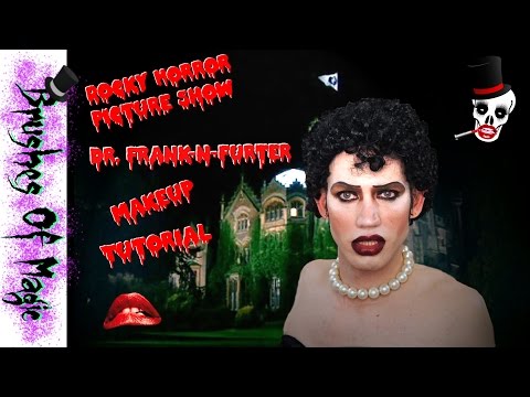Rocky Horror Picture Show Dr. Frank N Furter Makeup Tutorial | @brushesofmagic