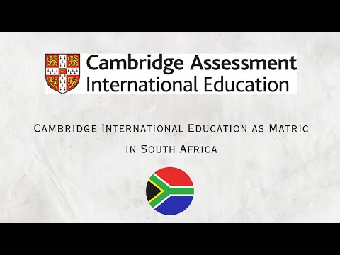 Cambridge International Education as Matric in South Africa πΏπ¦