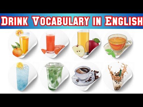 Drink Vocabulary | Learn Beverage Names in English With Picture #english #learn #englishvocabulary