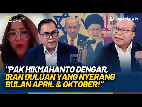 [FULL] Debat Panas Aktivis Pro Israel vs Hikmahanto: Di Israel Tidak Ada yang Suka Perang! | DONCAST