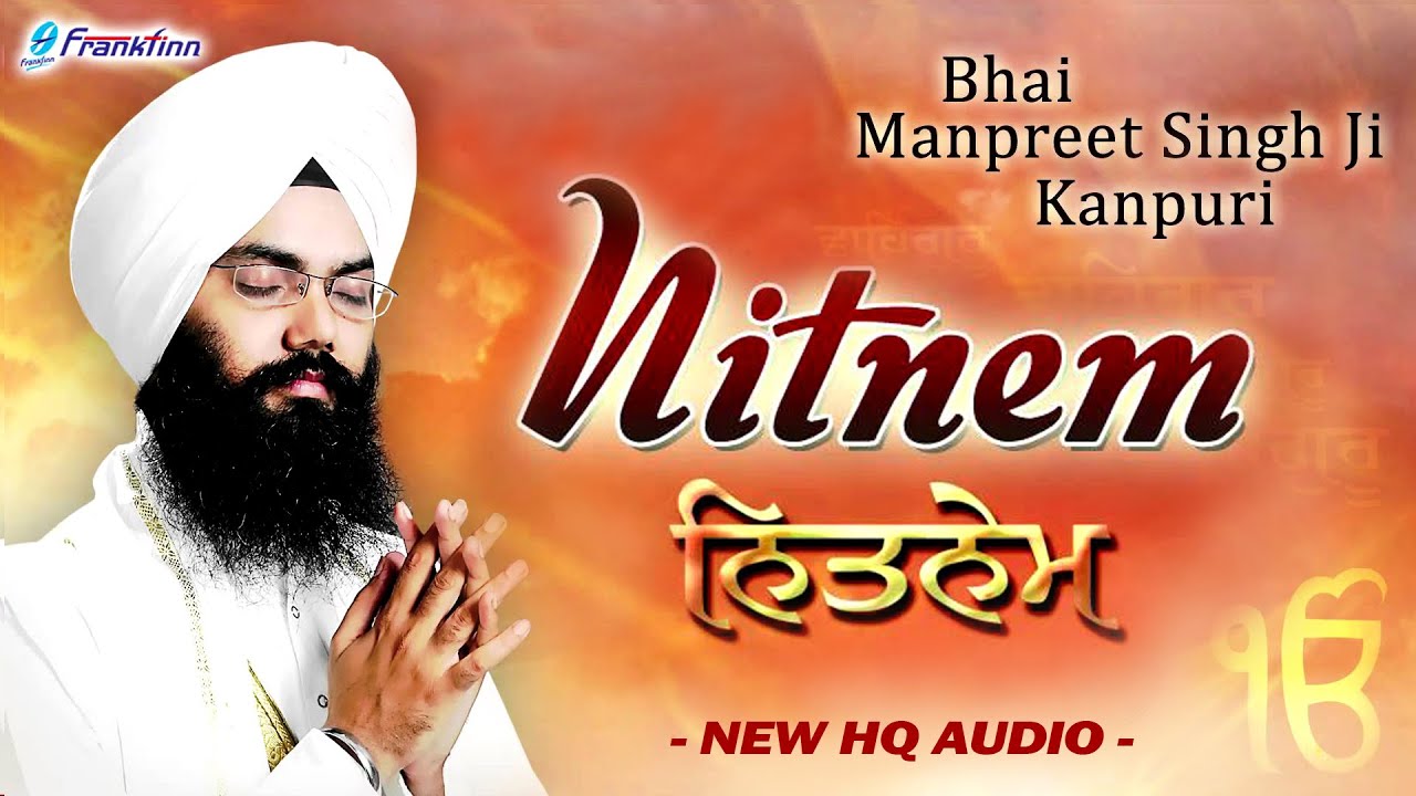 Nitnem Bani Full Path Live | Bhai Manpreet Singh Ji Kanpuri Japji Sahib Rehras Sahib Shabad Kirtan