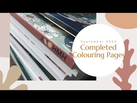 Completed Colouring Pages - September 2022