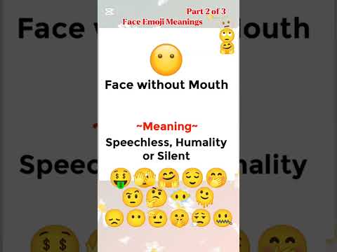 Face emoji meanings