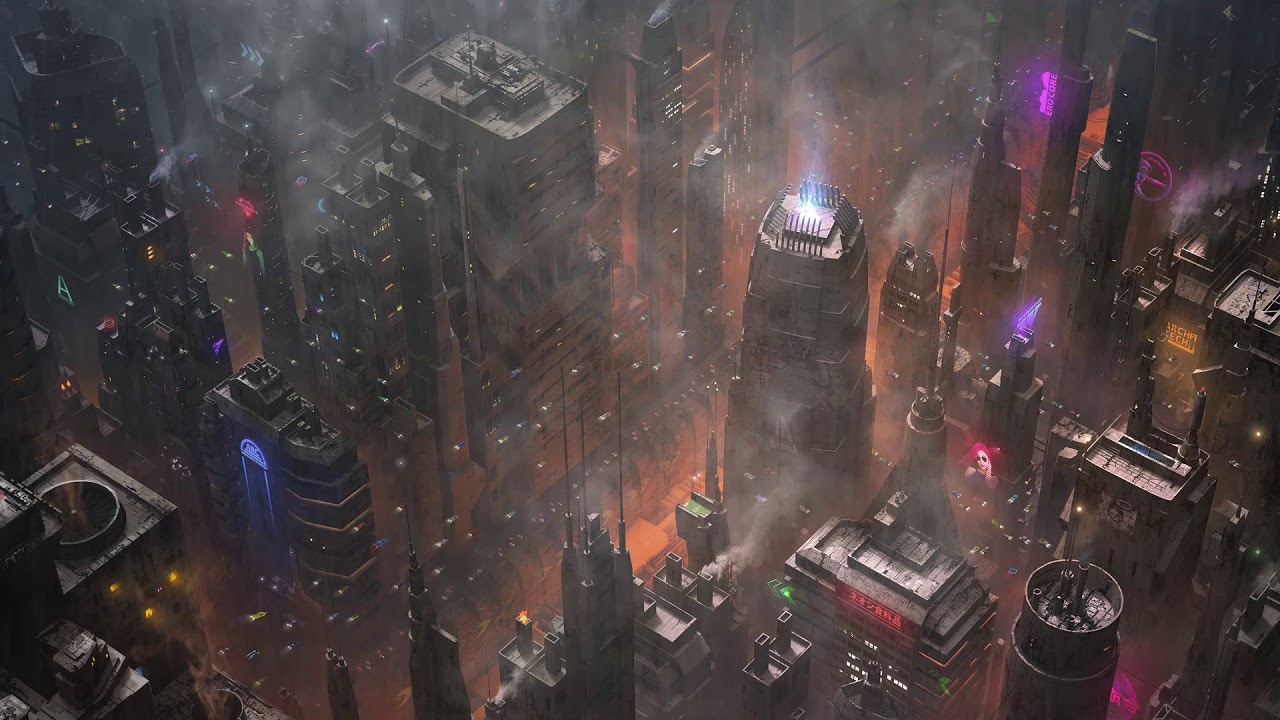 Blade Runner Inspired Live Desktop Theme Wallpaper with City Ambiance