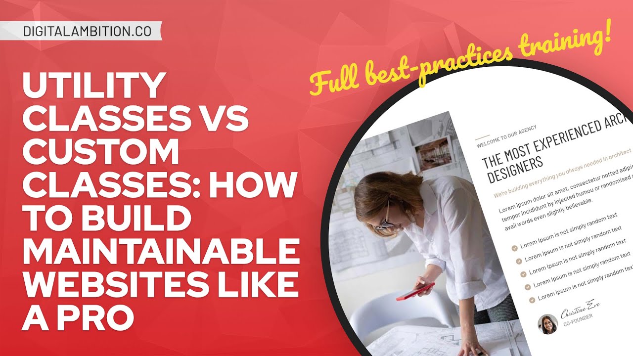 Utility Classes vs Custom Classes: How to Build Maintainable Websites Like a Pro
