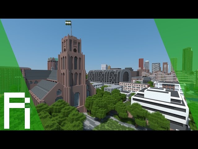 Dutch City - Rotterdam in Minecraft Minecraft Map