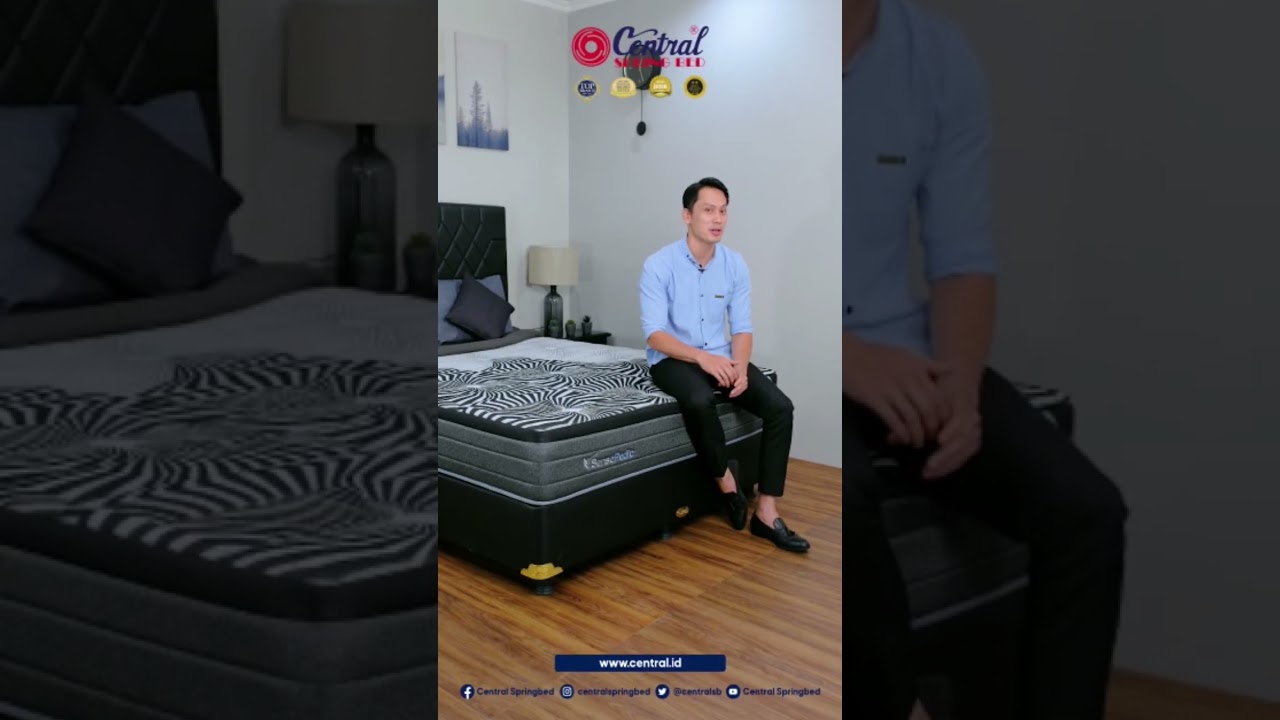 Spring bed central sensopedic