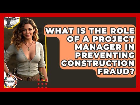 What Is The Role Of A Project Manager In Preventing Construction Fraud? - Anthropology Insights