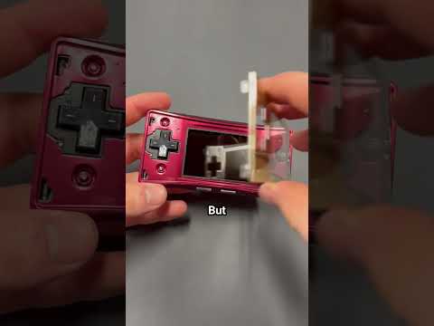 A fun fact about the Game Boy Micro