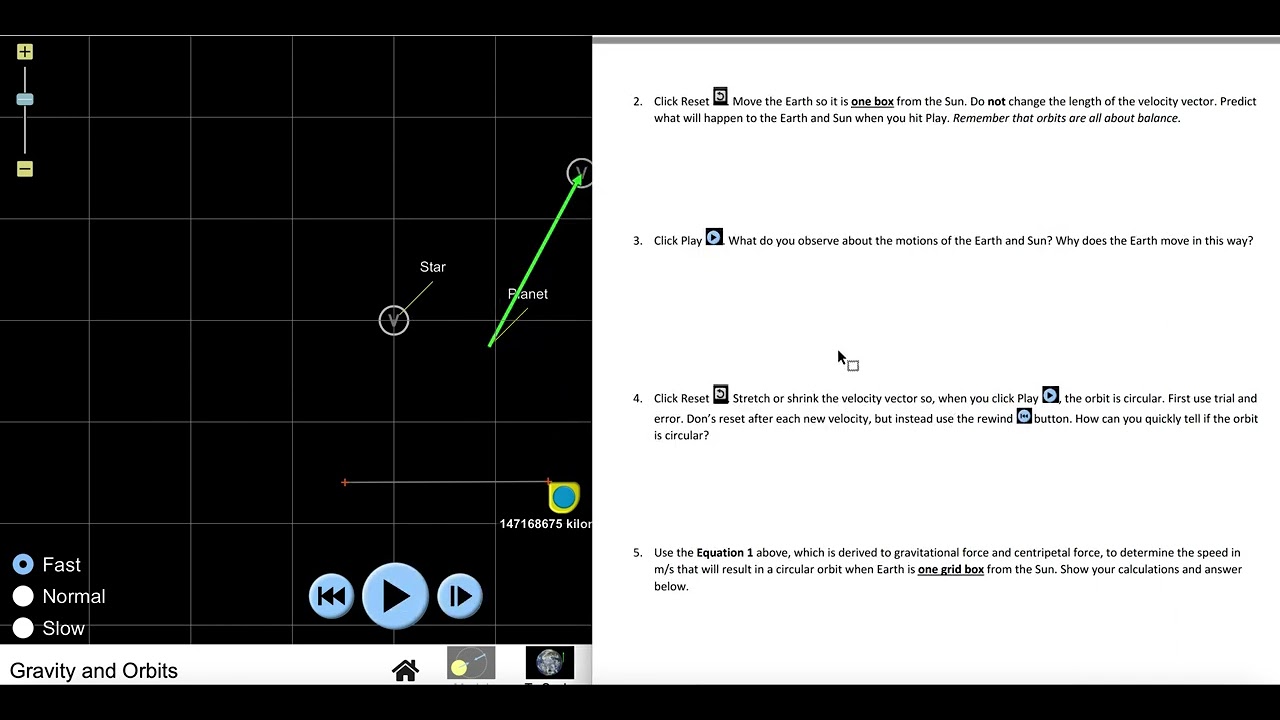 Directions for Planetary Orbits Lab