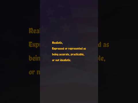 Realistic Pronunciation & Meaning American English #english #pronunciation #americanaccent
