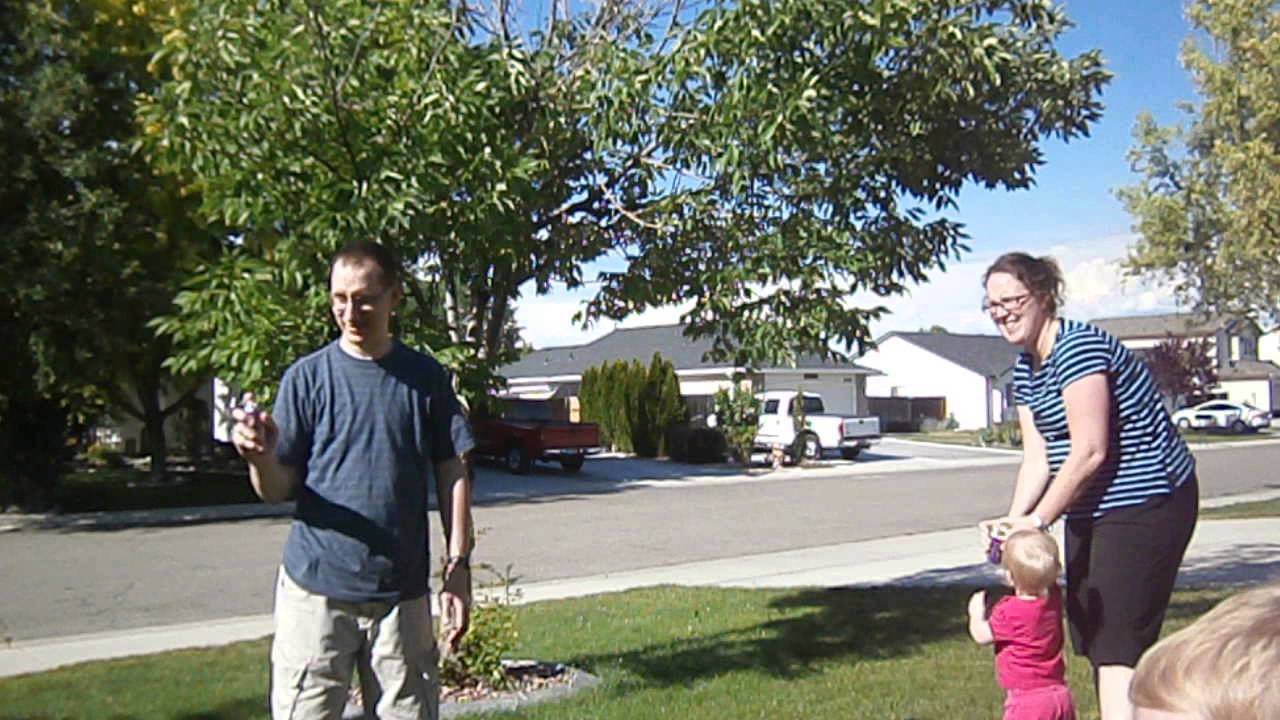 Boy or girl? Silly String reveal