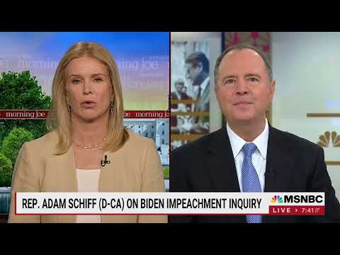 MSNBC: Rep. Adam Schiff Discusses Senate Campaign, the Latest from the House, and More (10/02/23)