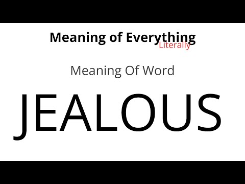 Meaning of Word - Jealous Meaning