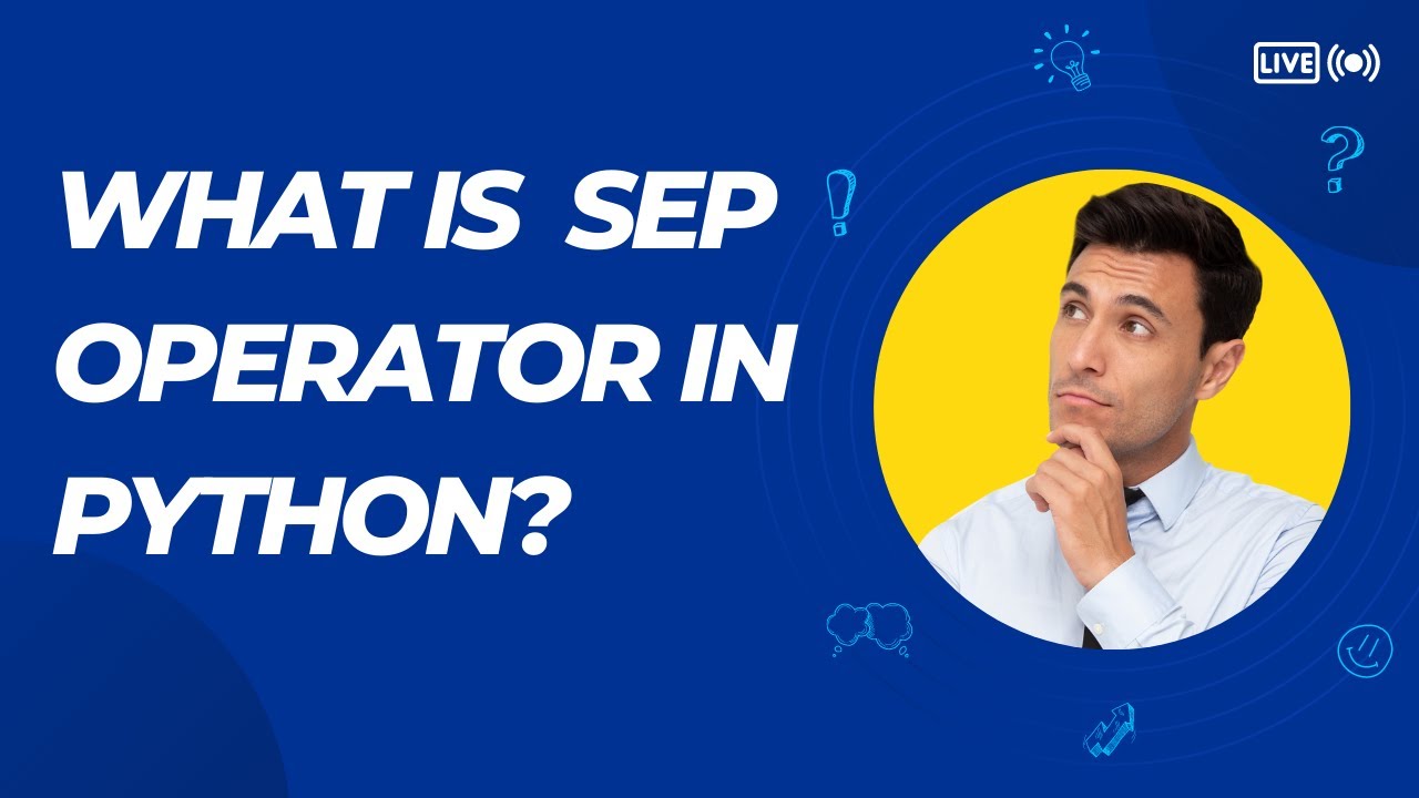 What is sep parameter in python?