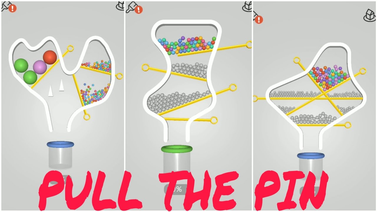 Pull The Pin - All Levels 200 Gameplay ( android & ios )