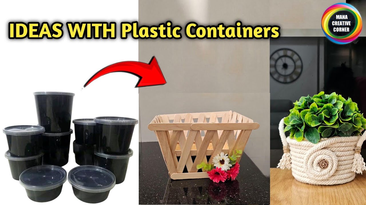 2 Amazing DIY Ideas with Plastic Containers  | Repurpose Waste Materials at Home | craft ideas