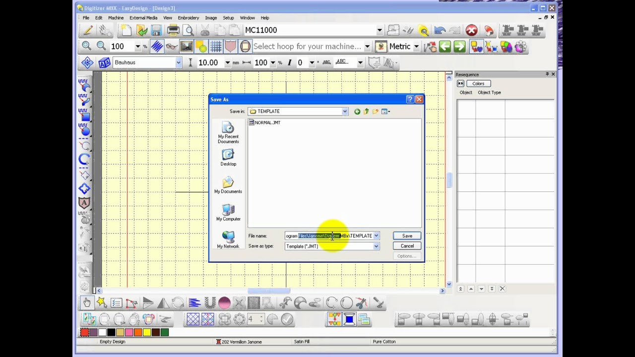 Digitizer MBX Tutorial - New and Template