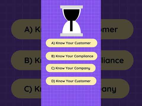 Do you know what is KYC? Lets test your knowledge #kyc #compliance