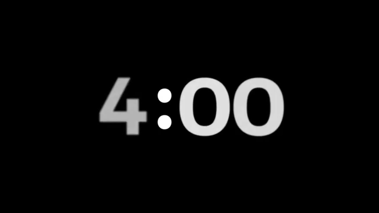 4 Minutes Timer with  