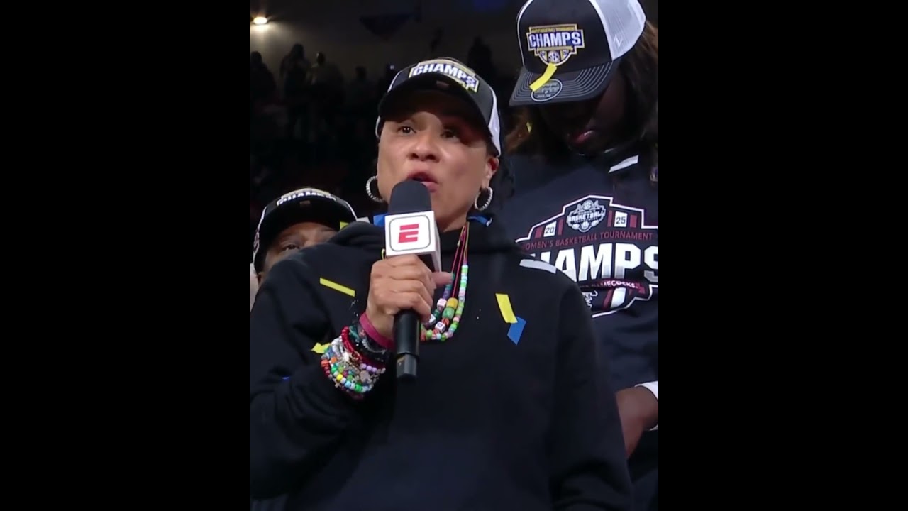 Dawn Staley dropping bars per usual 💯