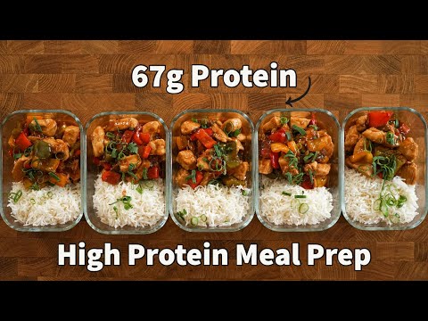 Meal Prep For The Week In Under An Hour | Sweet and Sour Chicken