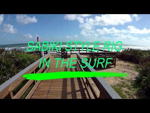 Sabiki Style Rig in the Surf- Florida Fish Hunter